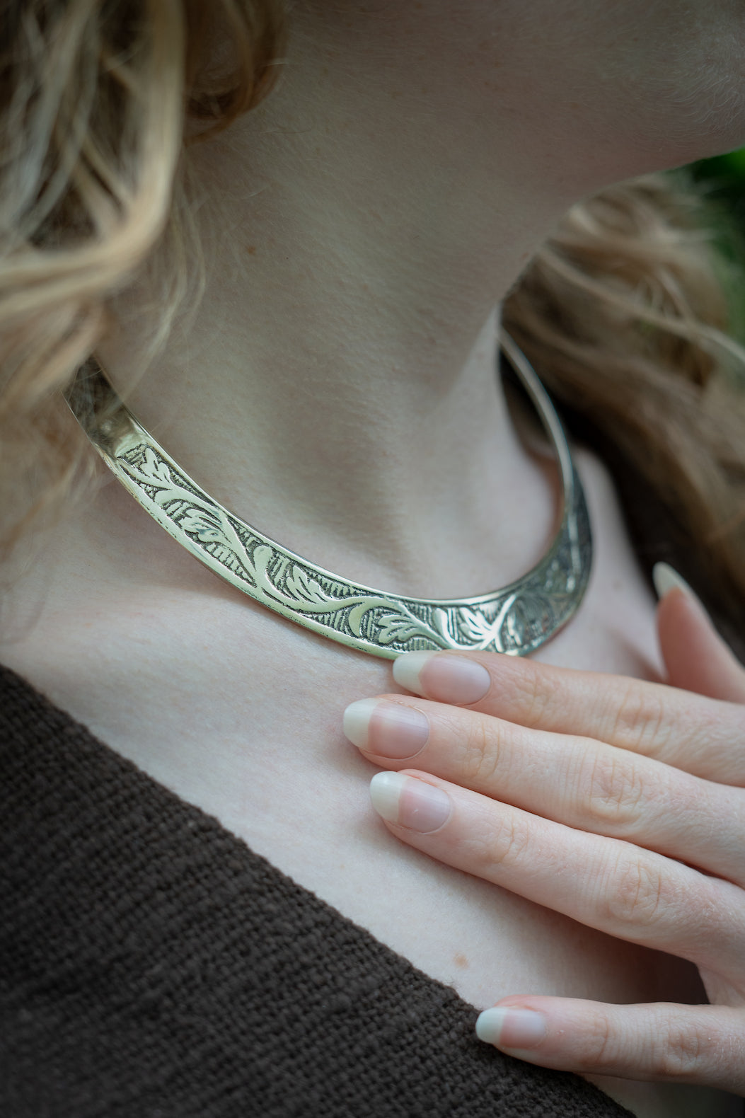 Celtic Torc Collar Necklace Choker By Celtic Fusion Celticfusiondesign
